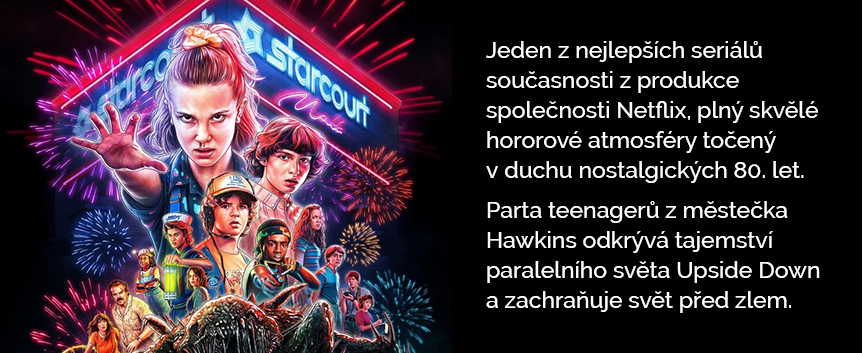 Stranger Things - hrníčky, bloky, rohožky, samolepky a další
